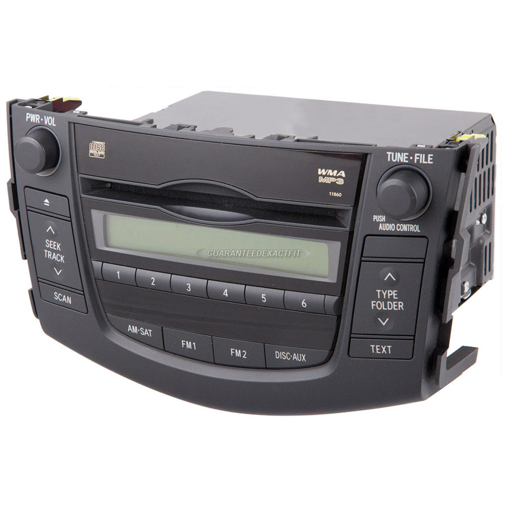 2010 Toyota RAV4 Radio Or CD Player AM FM AUX MP3 Single CD Radio With
