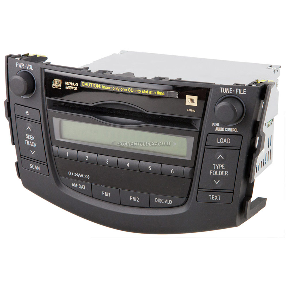 2009 Toyota RAV4 Radio Or CD Player AM FM AUX MP3 Single CD JBL Radio 2009 Toyota RAV4 Radio Or CD Player AM FM AUX MP3 Single CD JBL Radio