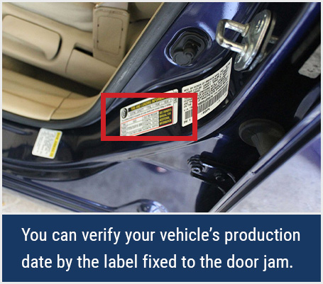 What Is My Vehicle's Production Date? - Buy Auto Parts