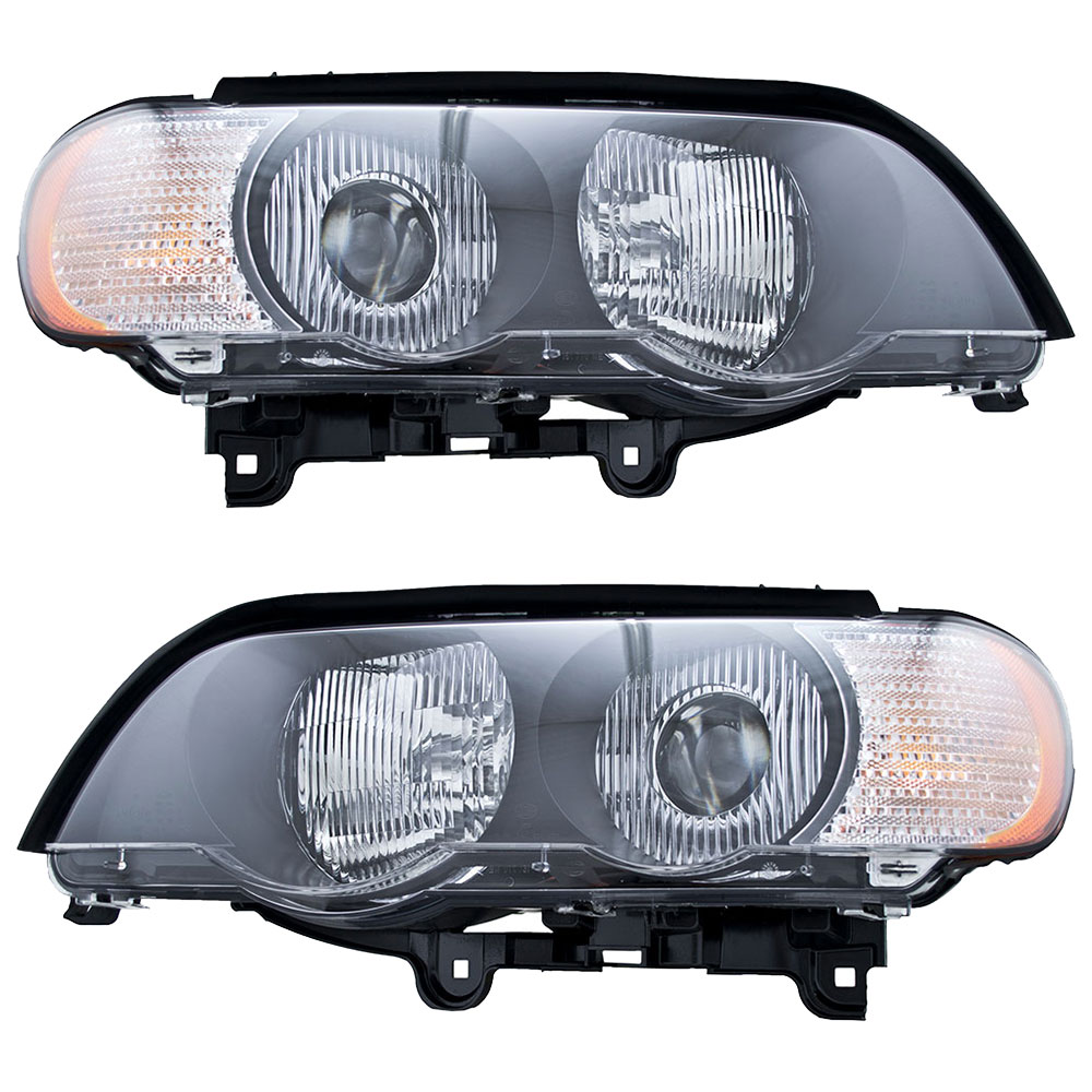 2001 Bmw X5 Headlight Assembly Pair Headlight Assembly Pair - Xenon ...