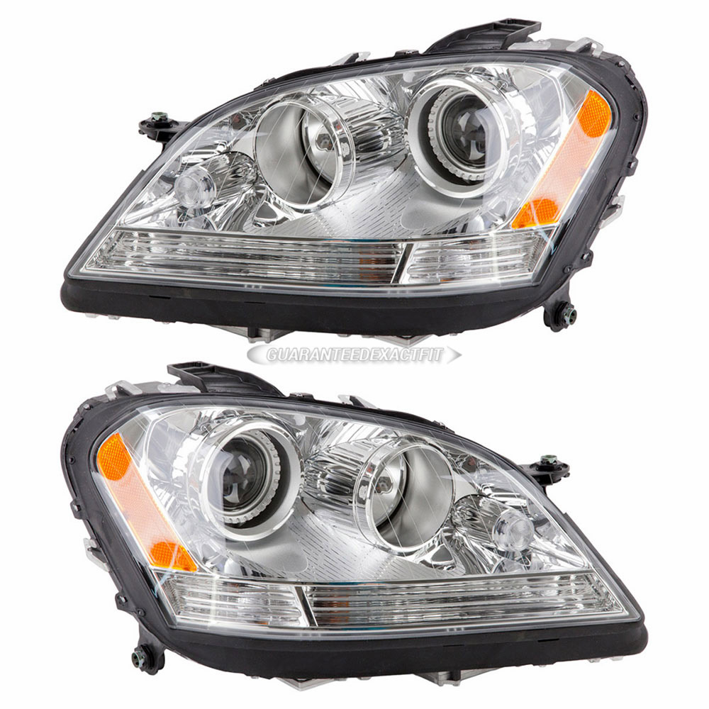 2006 Mercedes Benz ML500 Headlight Assembly Pair Headlight Assy Pair ...