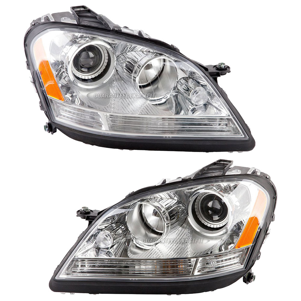 2006 Mercedes Benz ML350 Headlight Assembly Pair Headlight Assy Pair ...