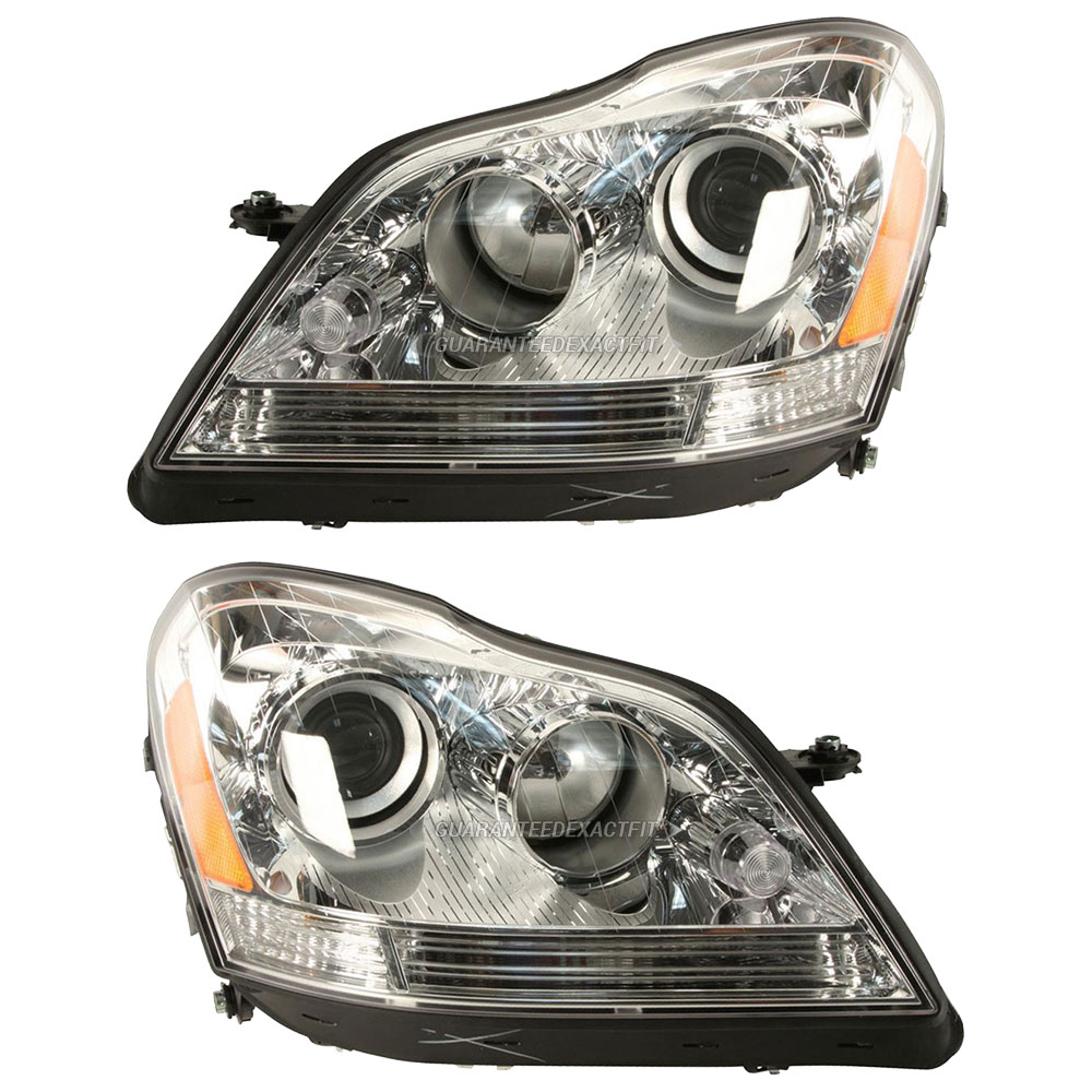 2010 Mercedes Benz GL450 Headlight Assembly Pair Headlight Assembly ...