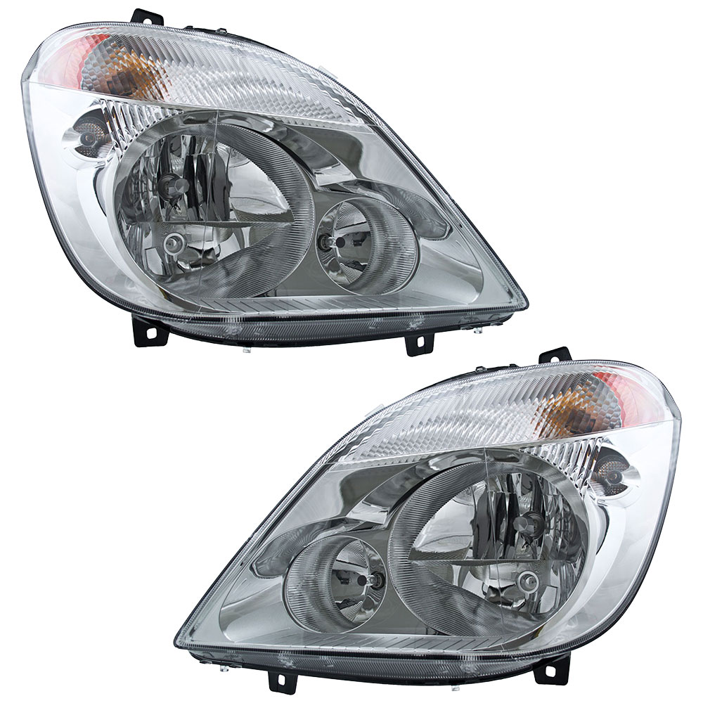 2008 Dodge Sprinter Van Headlight Assembly Pair Headlight Assembly Pair ...