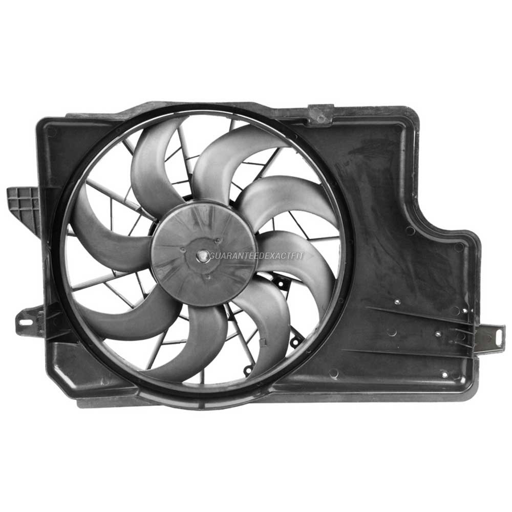 1996 Ford Mustang Cooling Fan Assembly Radiator and Condenser Side - 3 ...