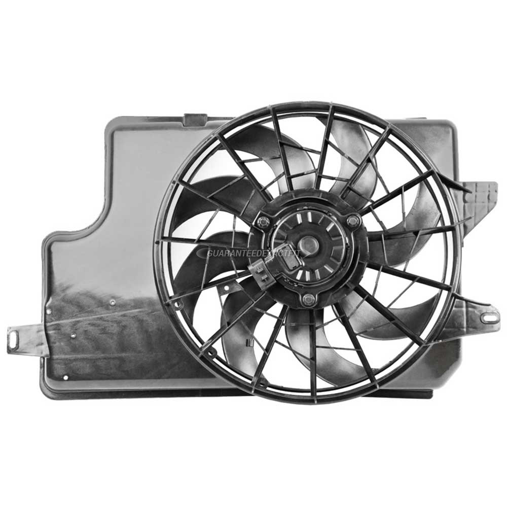 1996 Ford Mustang Cooling Fan Assembly Radiator and Condenser Side - 3 ...