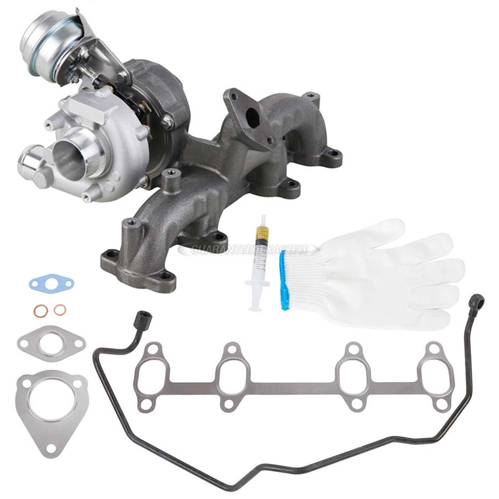2003 Volkswagen Beetle Turbocharger and Installation Accessory Kit 1.9L ...