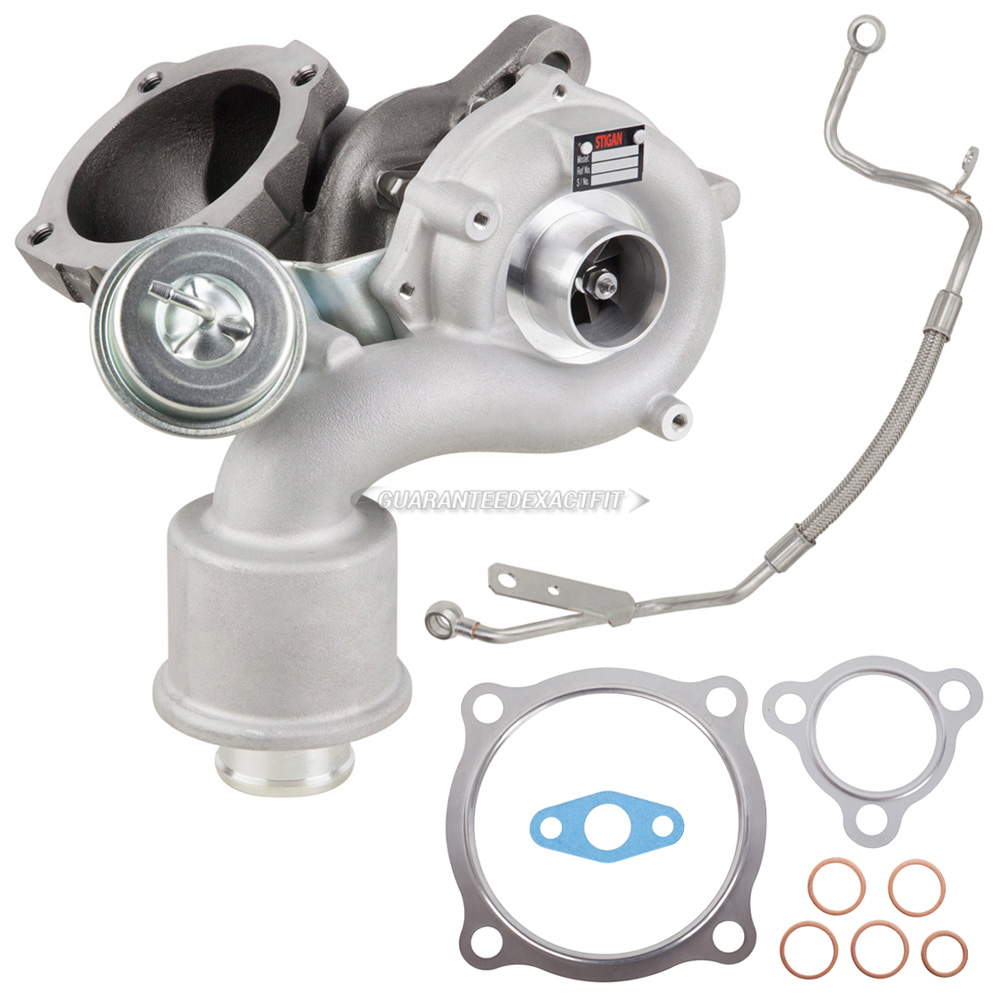 2002 Volkswagen Jetta Turbocharger and Installation Accessory Kit 1.8L ...