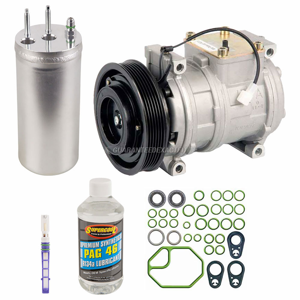 2002 Jeep Wrangler A/C Compressor and Components Kit 2.5L 4Cyl Engine ...
