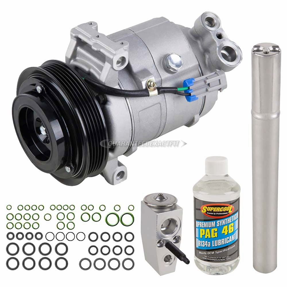 2011 Gmc Terrain A/C Compressor and Components Kit 2.4L Engine 60-81119-rk