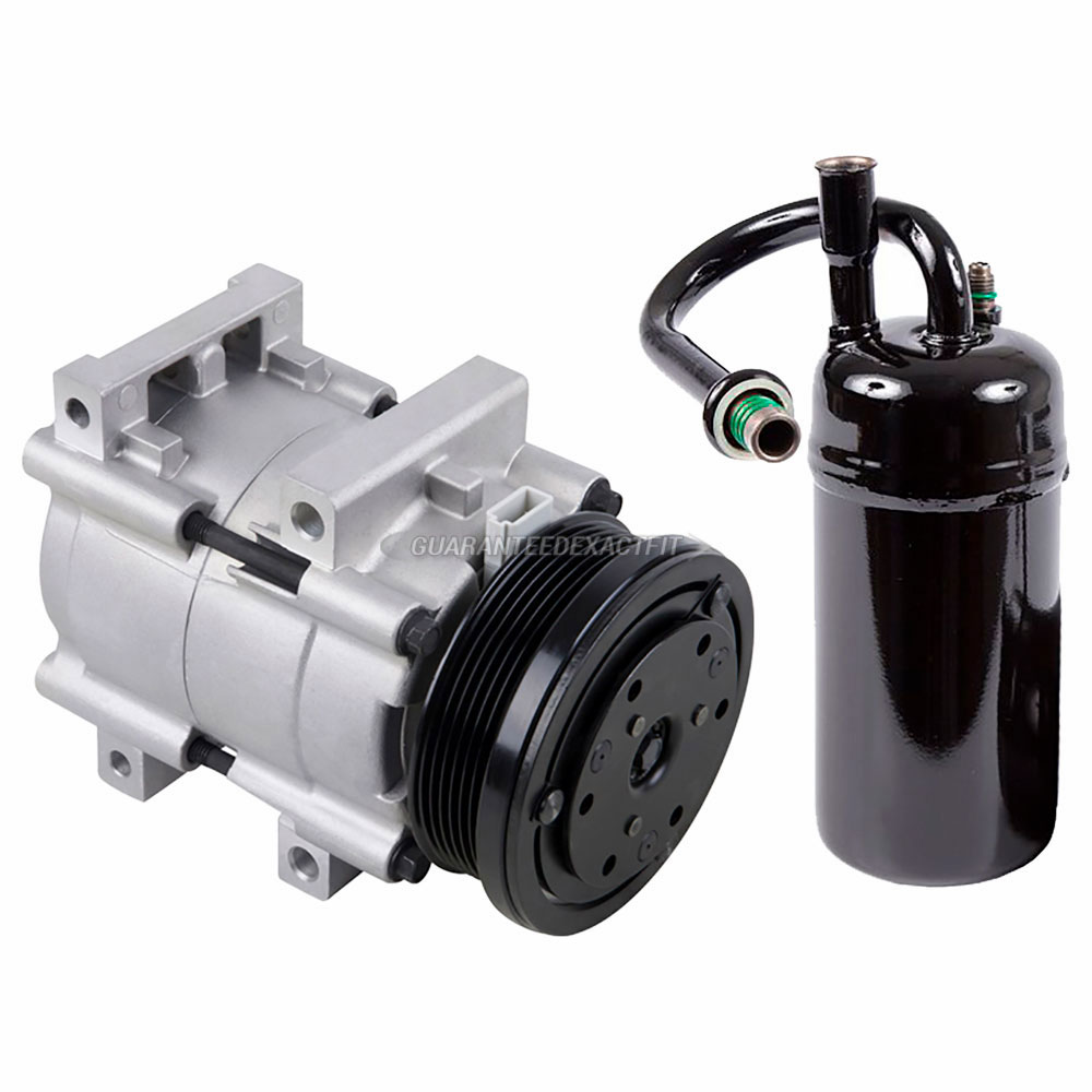1995 Ford Mustang A/C Compressor and Components Kit 5.0L Engine with ...