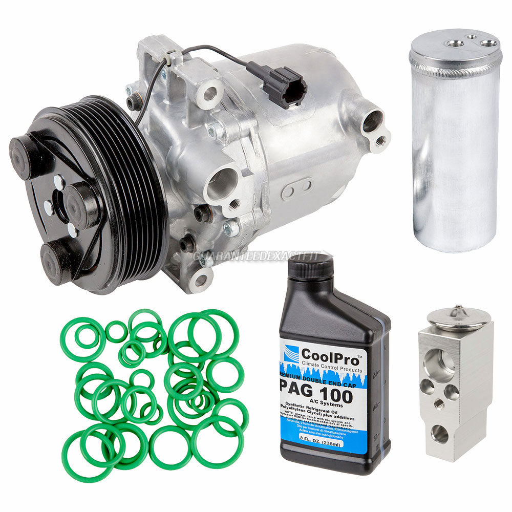 2011 Nissan Frontier A/C Compressor and Components Kit 2.5L Engine 60 ...