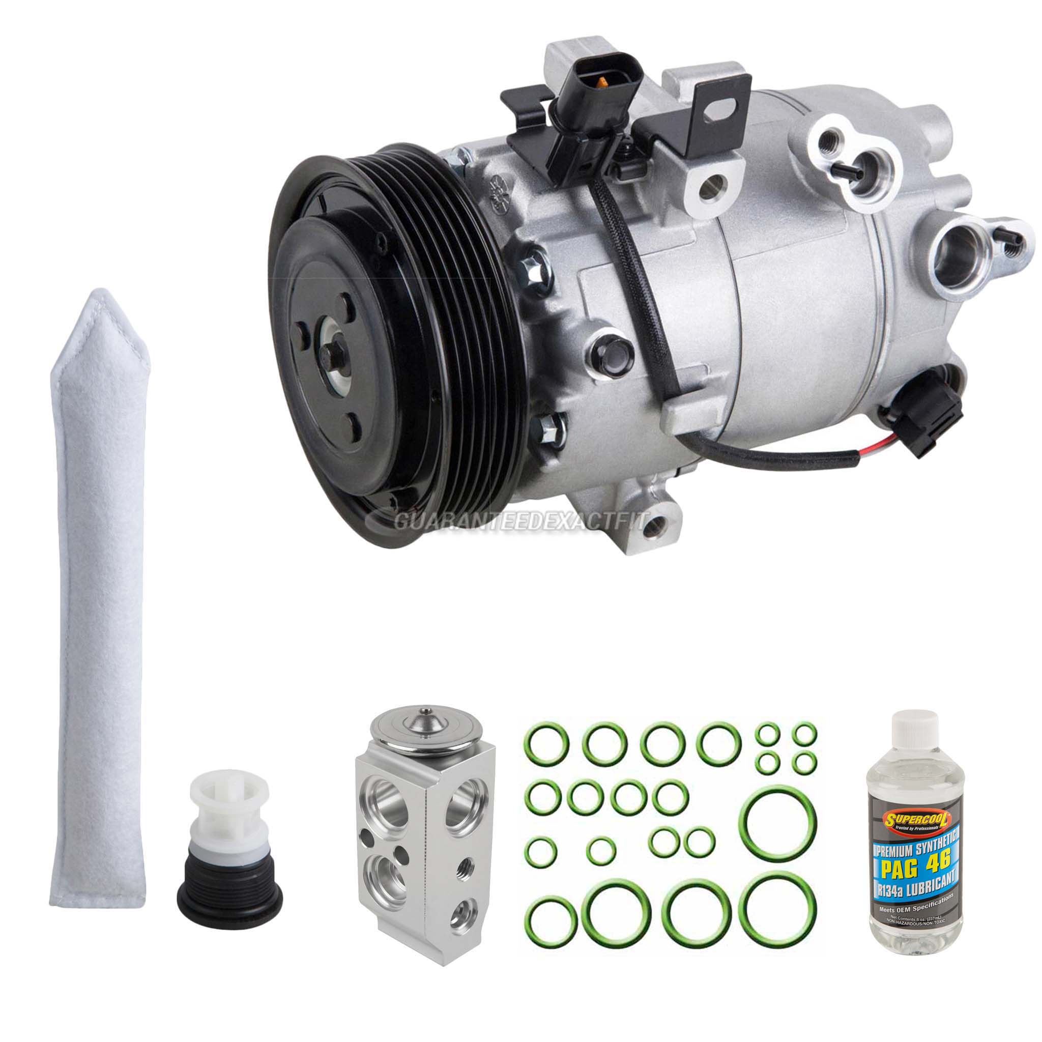 2015 Kia Forte A/C Compressor and Components Kit 2.0L Engine - w ...