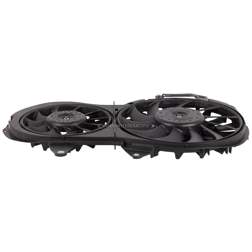 2006 Audi A4 Cooling Fan Assembly Dual Fan Assembly - 2.0L Models with ...
