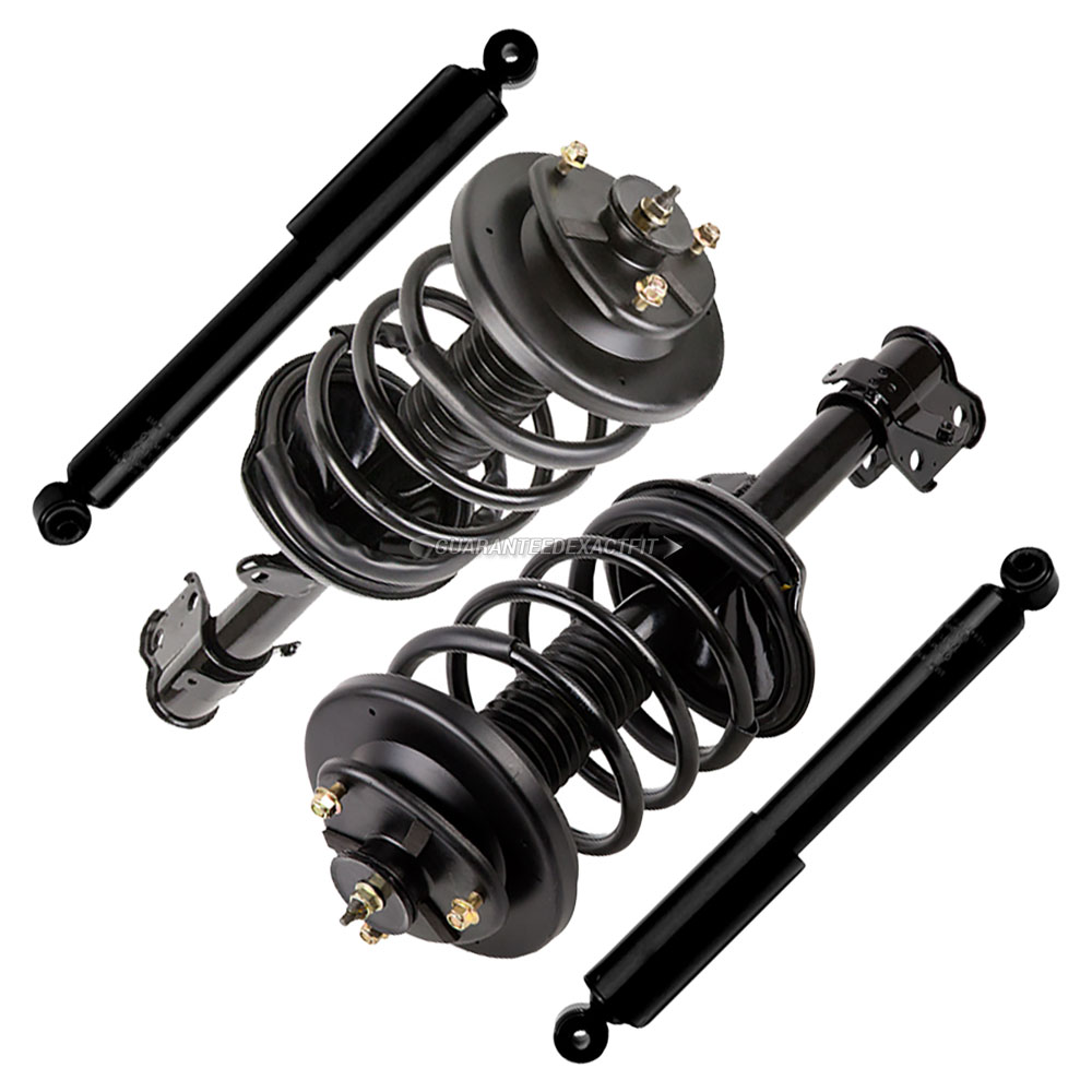 2003 Honda Pilot Shock And Strut Set Front And Rear Kit With Front