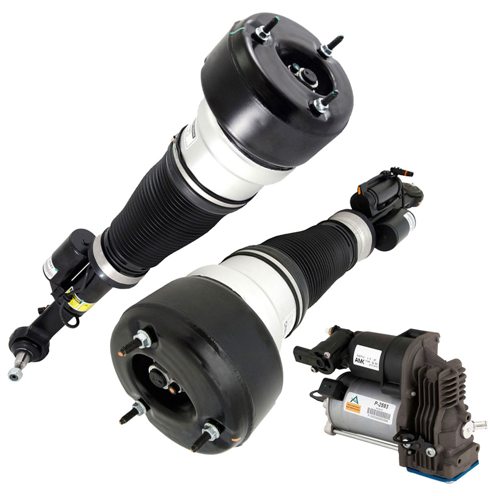 2010 Mercedes Benz S550 Shock and Strut Set With Airmatic and With ...
