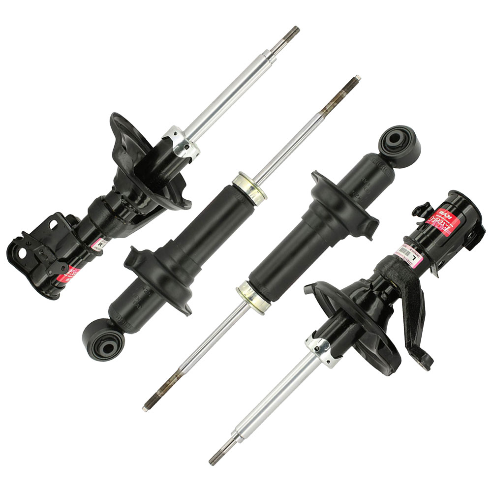 2004 Honda Civic Shock and Strut Set DX - Front and Rear - Kit 77-62554-aq