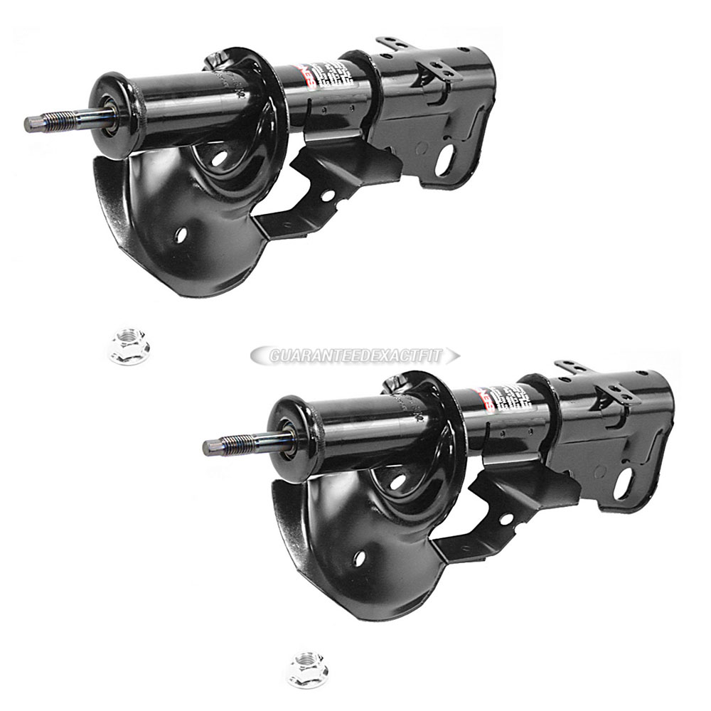 1986 Pontiac Fiero Shock and Strut Set Rear - Pair 77-67881-cv