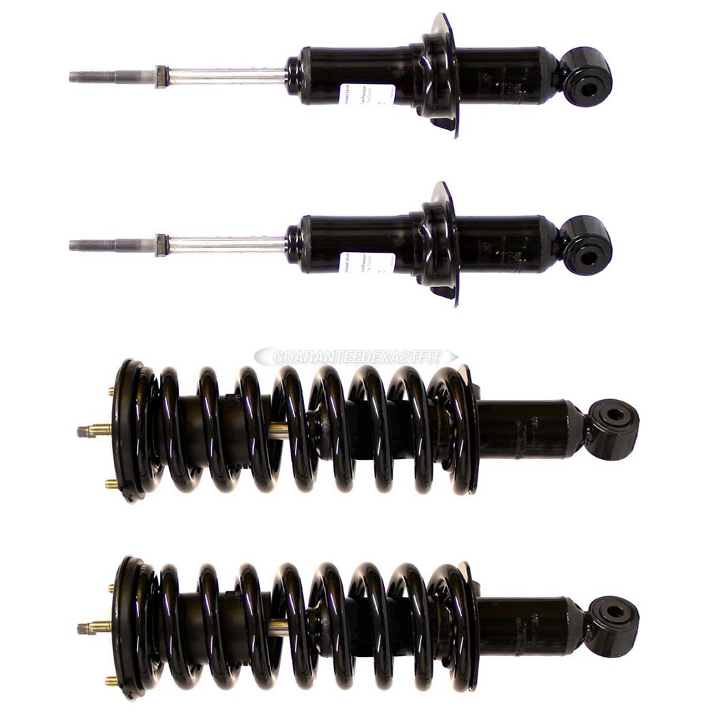 2011 Nissan Pathfinder Shock and Strut Set Front and Rear - Kit - w ...