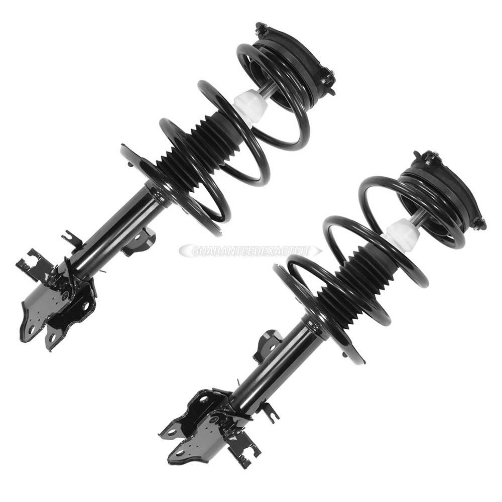 2012 Nissan Quest Shock and Strut Set Front - Pair - With Springs 77 ...