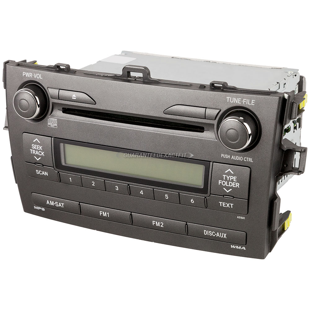 2010 Toyota Corolla Radio or CD Player Radio-AM-FM-MP3-Single CD with ...
