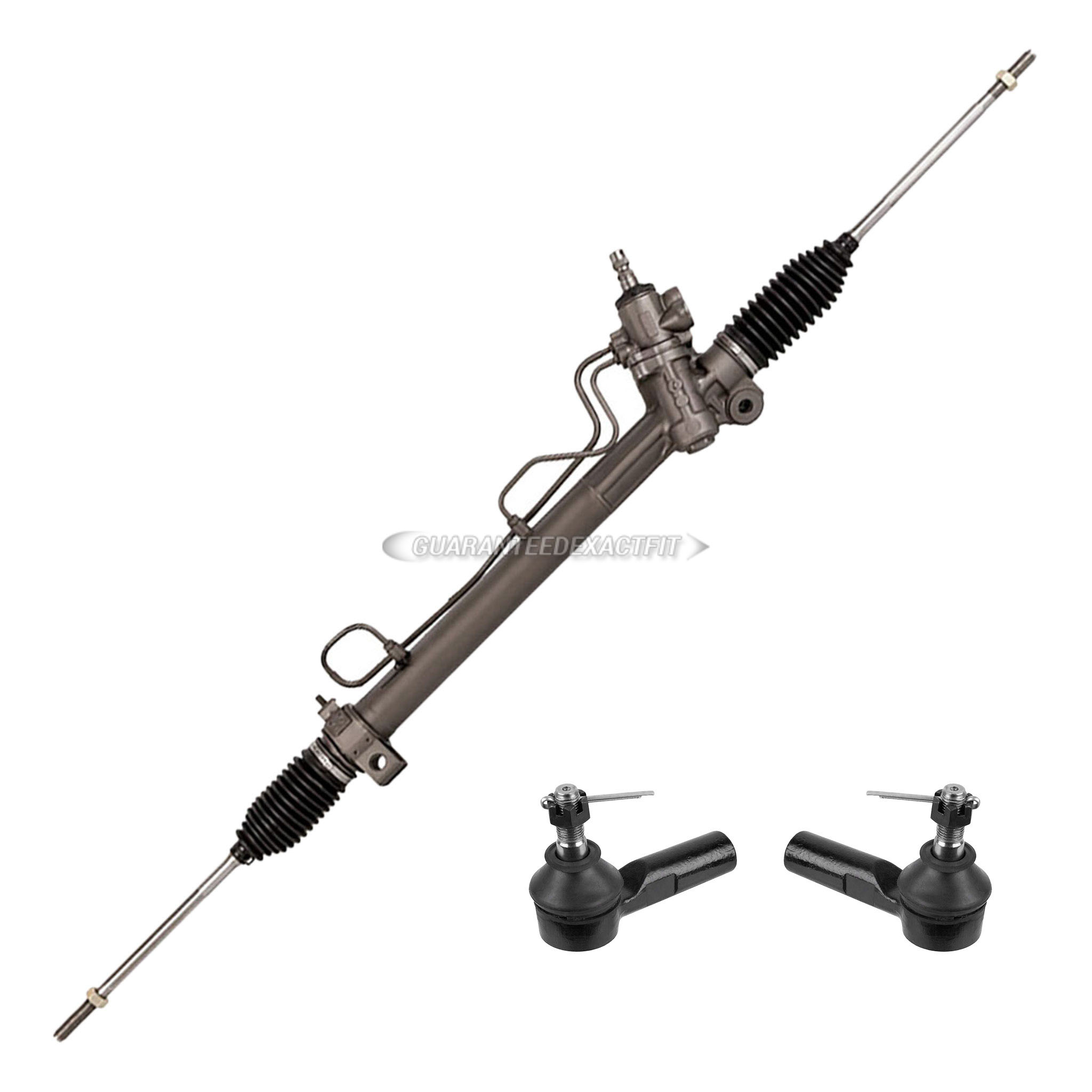 2000 Toyota Camry Rack and Pinion and Outer Tie Rod Kit Power Steering ...