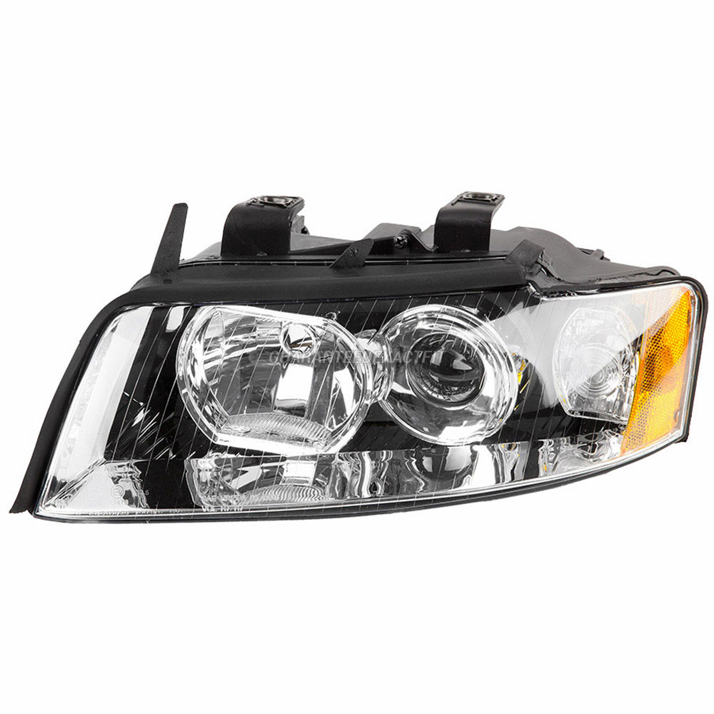 2003 Audi A4 Headlight Assembly Left Driver Side - Halogen - Base Models 16-01882-an