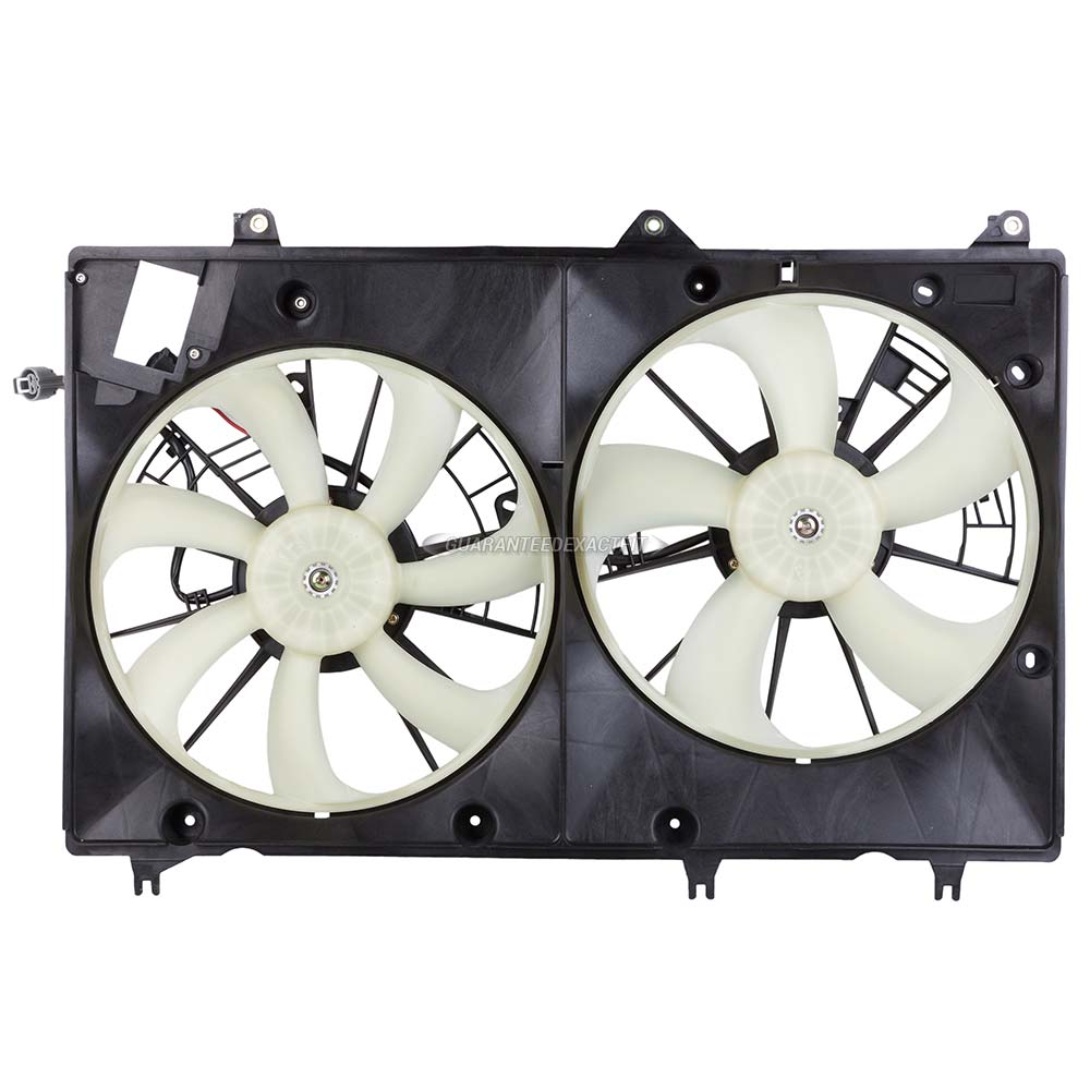 2008 Toyota Highlander Cooling Fan Assembly Dual Fan Assembly - Hybrid ...