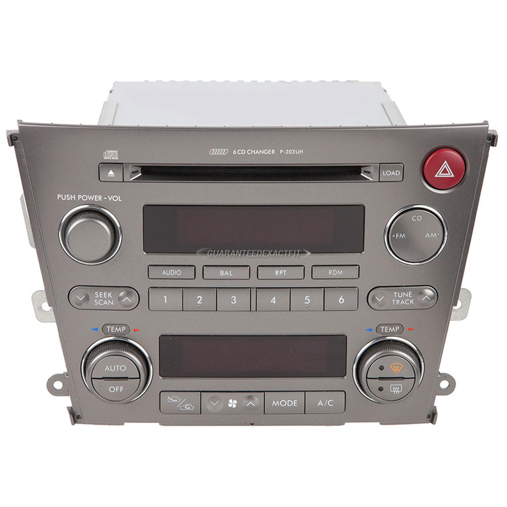 2005 Subaru Legacy Radio or CD Player Radio-AM-FM-6CD with Face Code P ...
