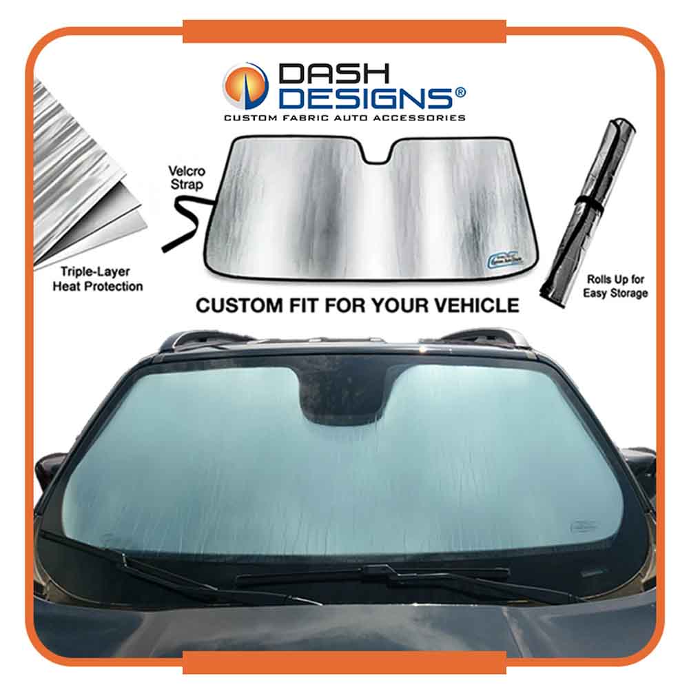 Intro-Tech Automotive Custom Fit Windshield Sunshade FD-82 - Buy Auto Parts