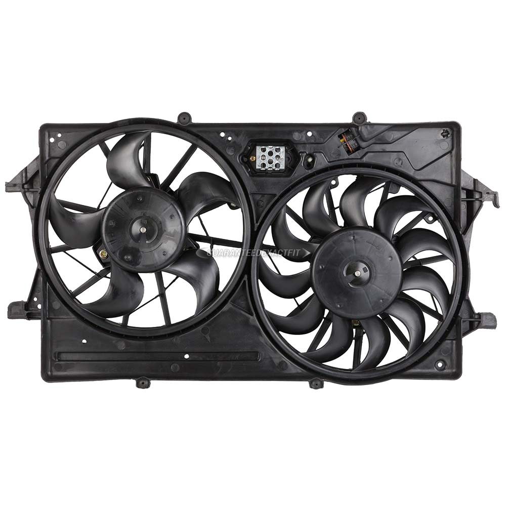 2004 Ford Focus Cooling Fan Assembly Dual Fan Assembly - 2.0L Models ...