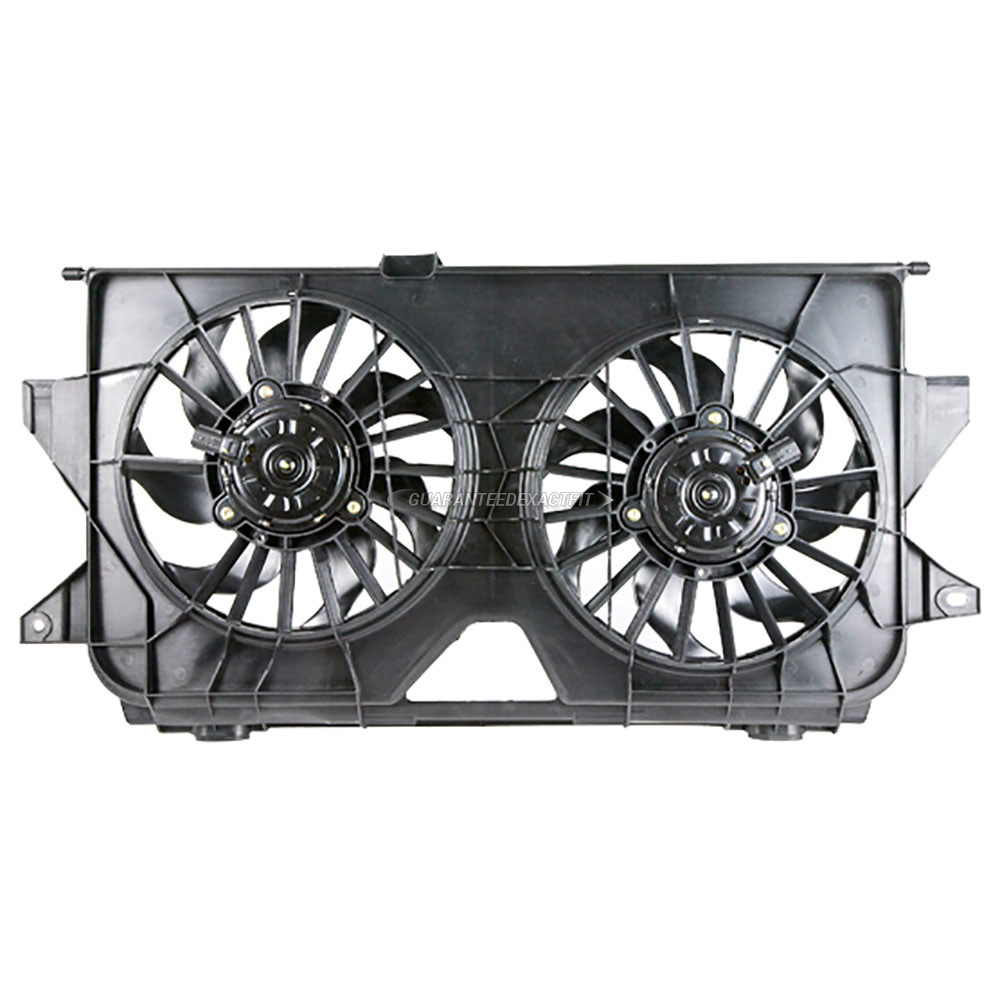 2007 Dodge GrandCaravan Cooling Fan Assembly Dual Fan Assembly - 3.3L ...