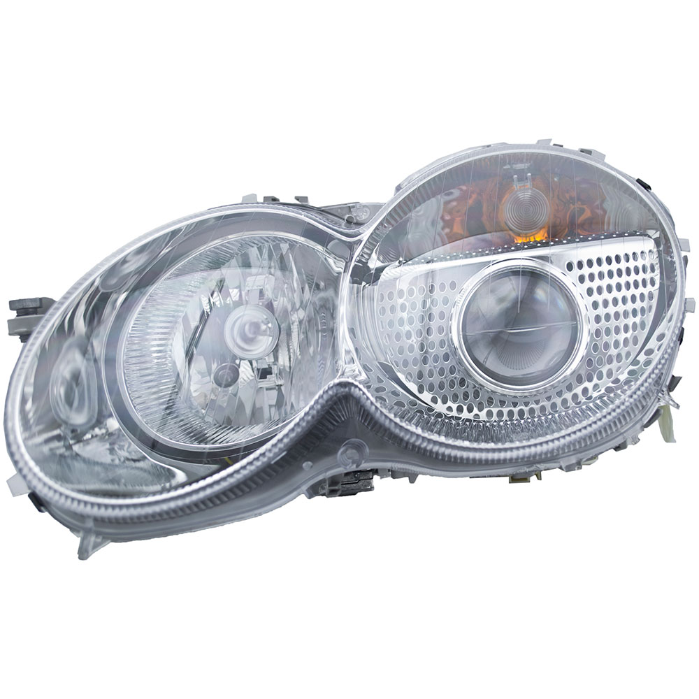 2005 Mercedes Benz SL500 Headlight Assembly Pair Headlight Assembly ...
