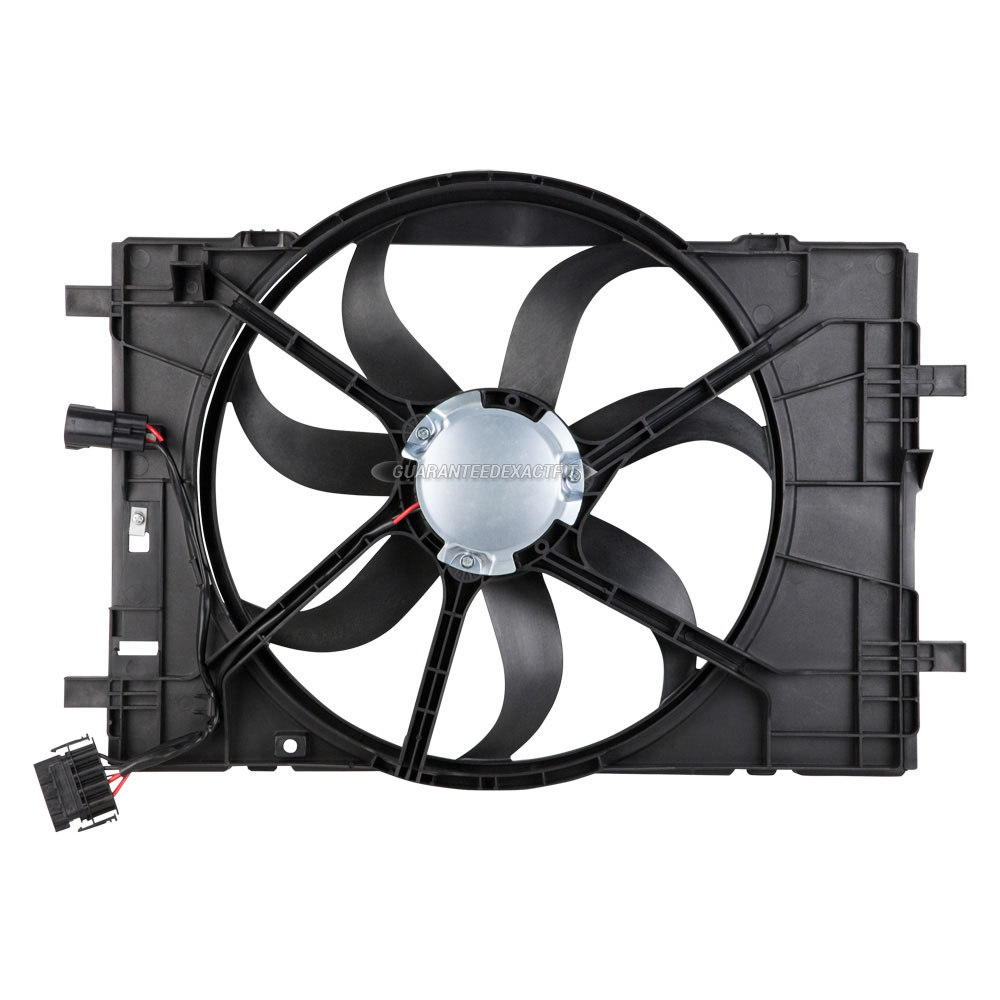 2008 Ford Fusion Cooling Fan Assembly Radiator and Condenser Side - 2 ...