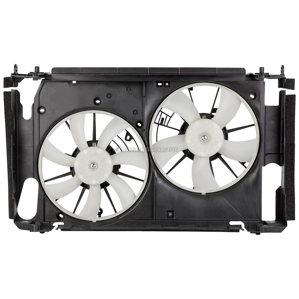 2012 Toyota RAV4 Cooling Fan Assembly Dual Fan Assembly - 2.5L Japan ...