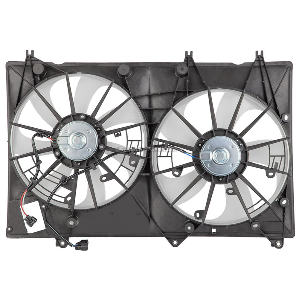 2008 Toyota Highlander Cooling Fan Assembly Dual Fan Assembly - 3.5L ...